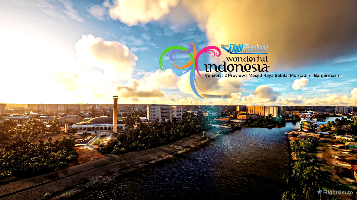 Wonderful Indonesia Scenery for Microsoft Flight Simulator | MSFS