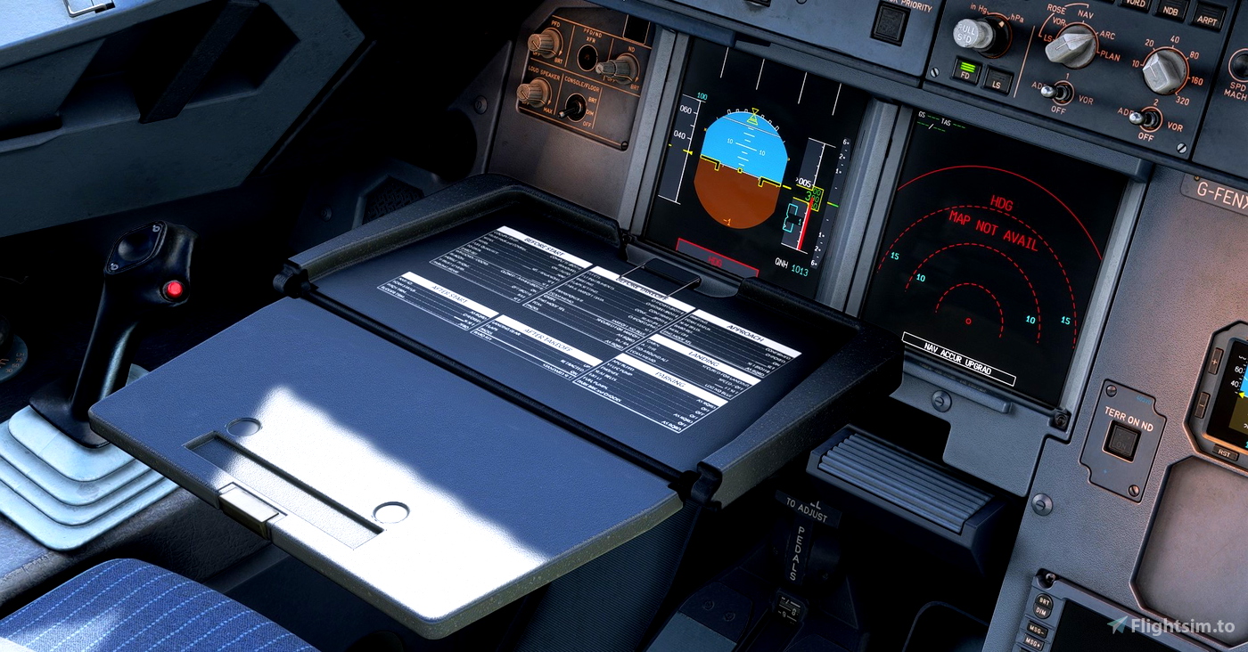Yet another Custom Fenix-Checklist Tray Table for the Fenix A320 for ...