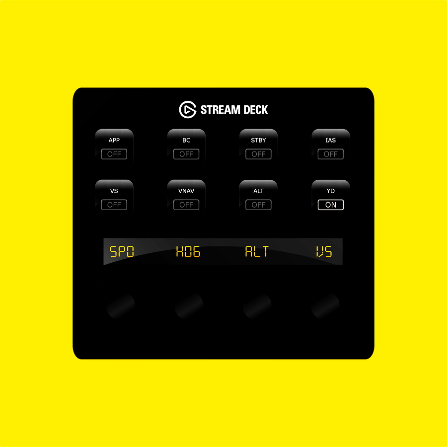 Flight Panels - CRJ 550-1000 Stream Deck + Autopilot Panel for ...