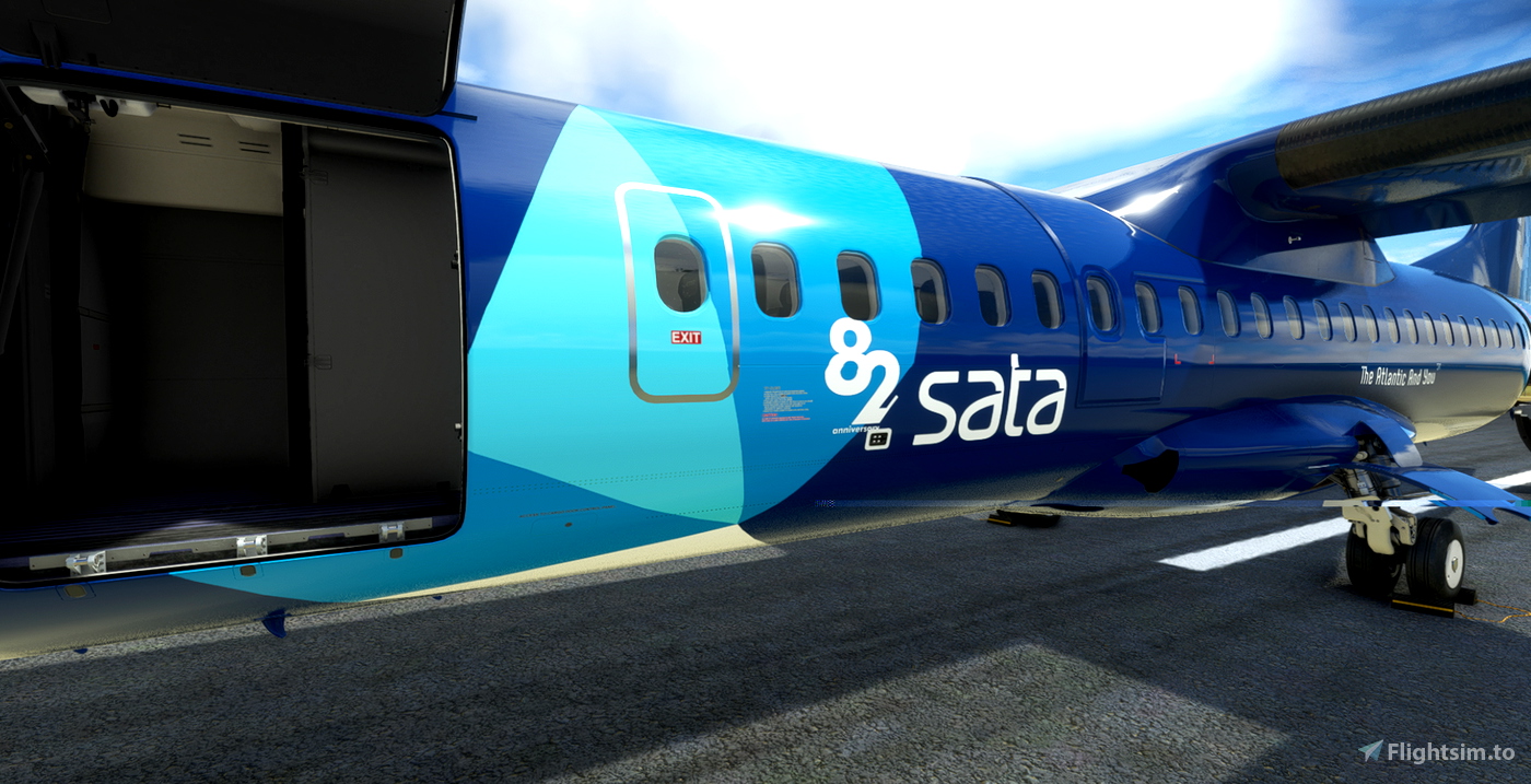 ATR 72, high resolution 82th SATA anniversary (fictional aircraft and ...