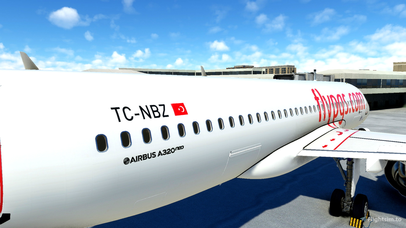 [A32NX] [8K] Pegasus Airlines TC-NBZ for Microsoft Flight Simulator | MSFS