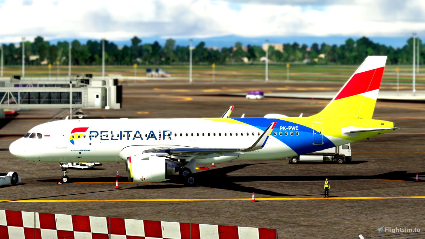 [A32NX] FlyByWire A320 Pelita Air PK-PWC, PWD | 8K for Microsoft Flight ...