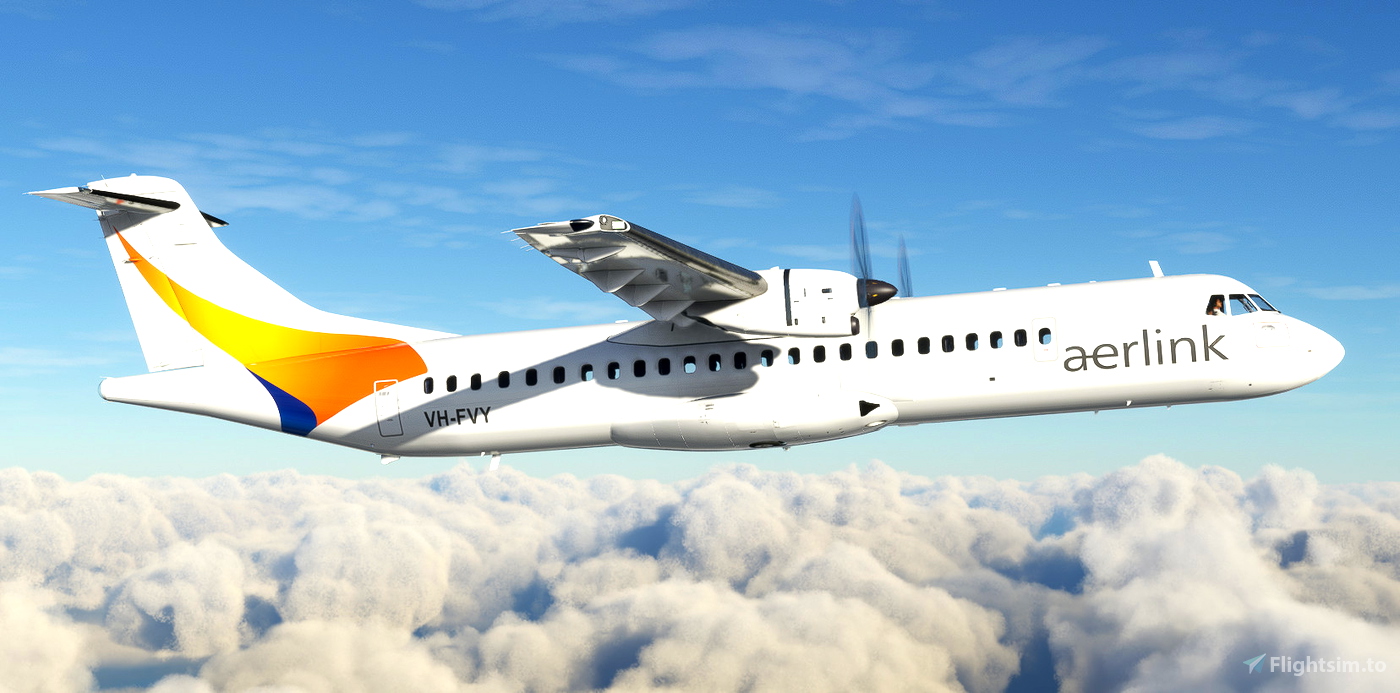 Aerlink VH-FVY (Australia) | Hans Hartmann (Asobo) ATR 72-600 [4K] for ...