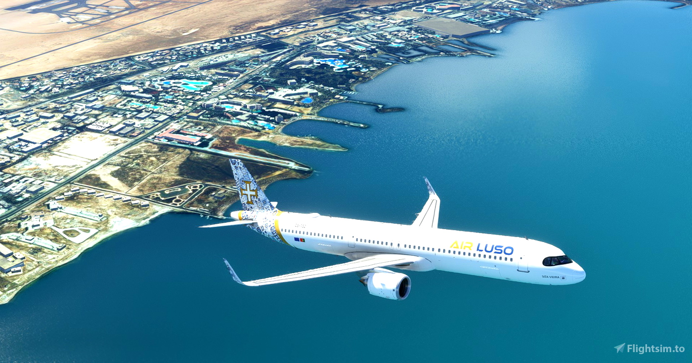 Air Luso "Siza Vieira" LatinVFR A321 Neo leap for Microsoft Flight ...