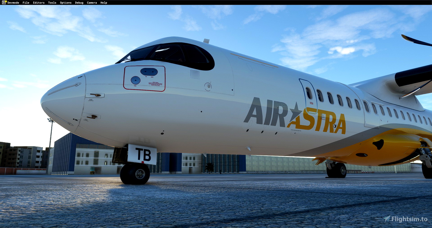 Air Astra ATR 72-600 whole FLEET with custom cabin decals 对于 Microsoft ...