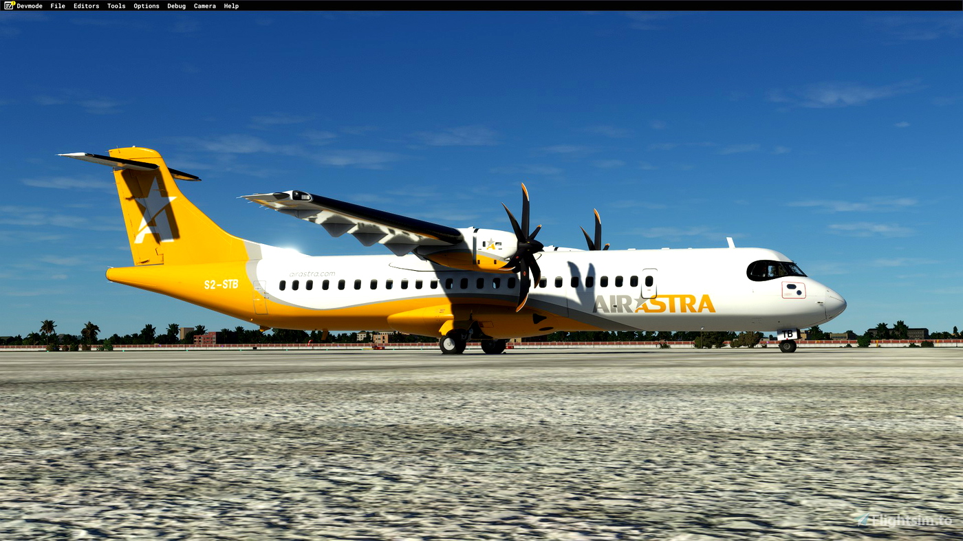 Air Astra ATR 72-600 whole FLEET with custom cabin decals 对于 Microsoft ...