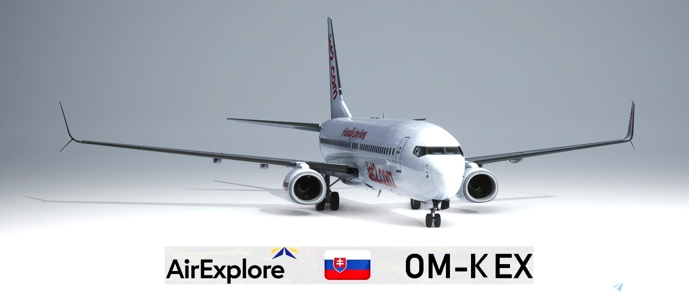 AirExplore (Jet2) B738 PMDG NG3 OM-KEX for Microsoft Flight Simulator ...