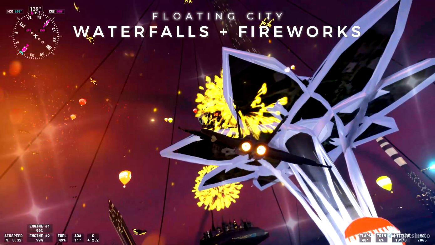 Alita 2 ⚔️ Sky City for Microsoft Flight Simulator | MSFS