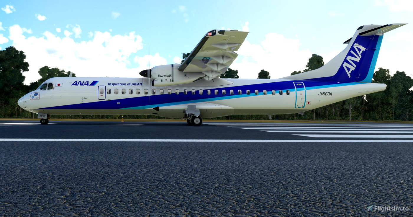 All Nippon Airways / ANA "2010 livery" by ANA Wings Hans Hartmann ATR ...