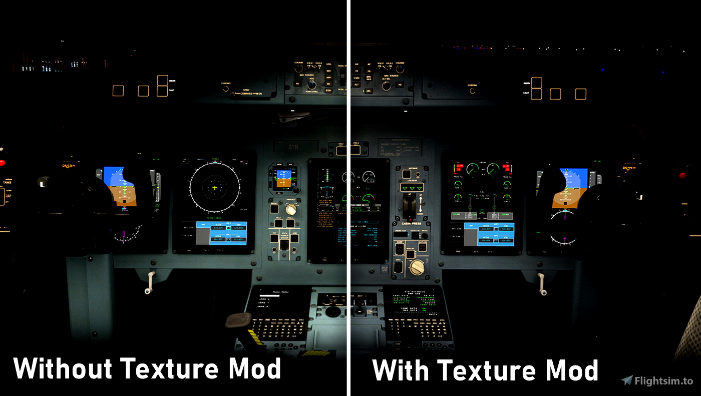 Asobo ATR 42/72-600 (Hans Hartmann) - Blue/Grey Cockpit Texture Mod for Microsoft Flight ...