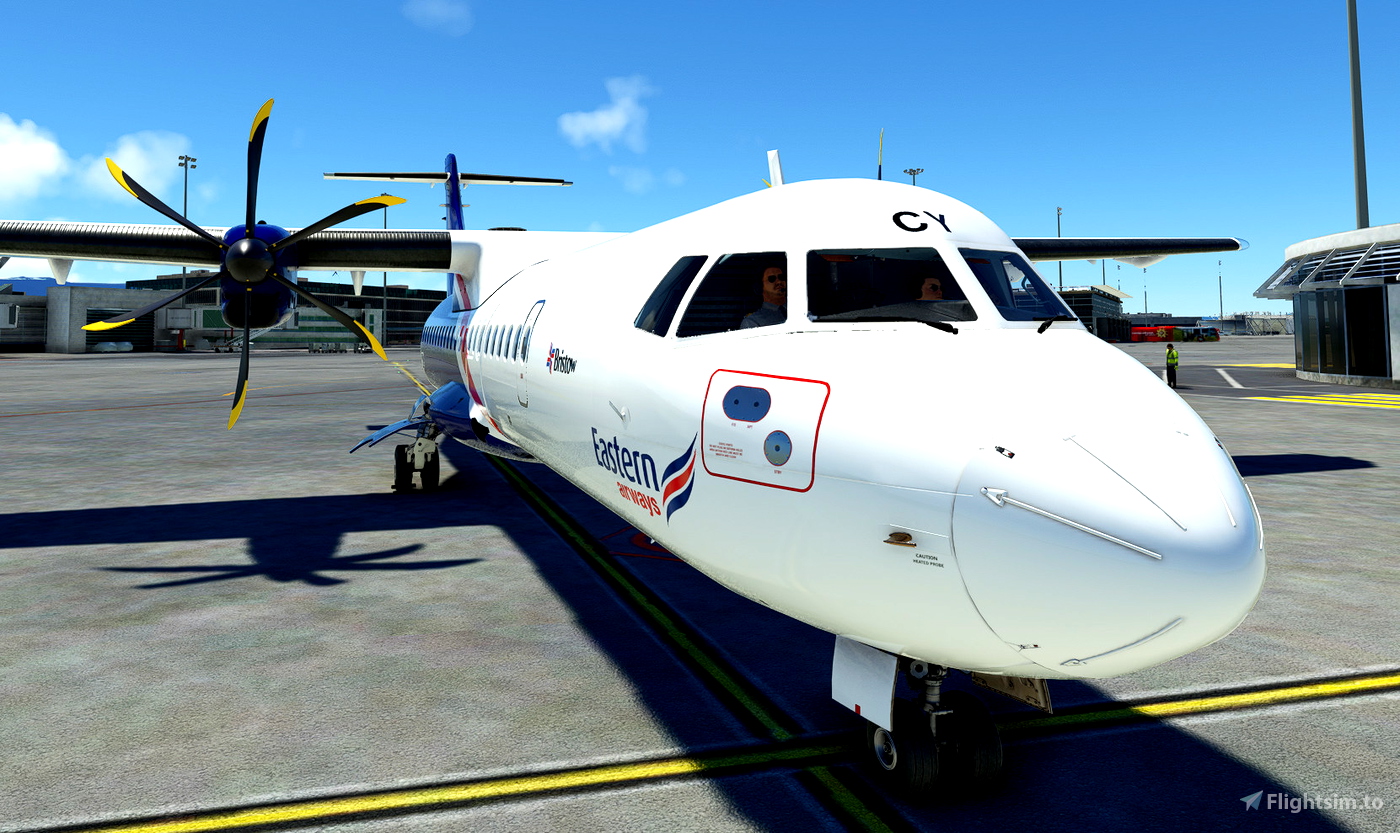 ASOBO ATR 72-600 Eastern Airways G-IACY 3 in 1 [4K] for Microsoft Flight Simulator | MSFS