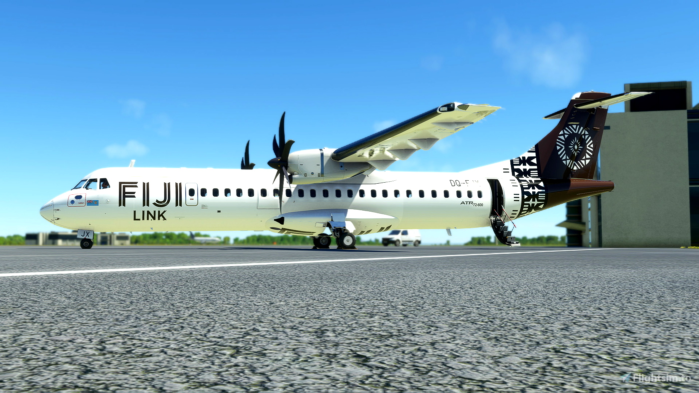 Asobo ATR 72-600 Fiji Link | Cabin Textures | 4K for Microsoft Flight ...