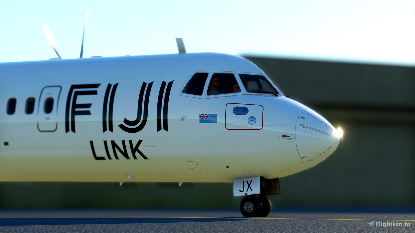 Asobo ATR 72-600 Fiji Link | Cabin Textures | 4K for Microsoft Flight ...