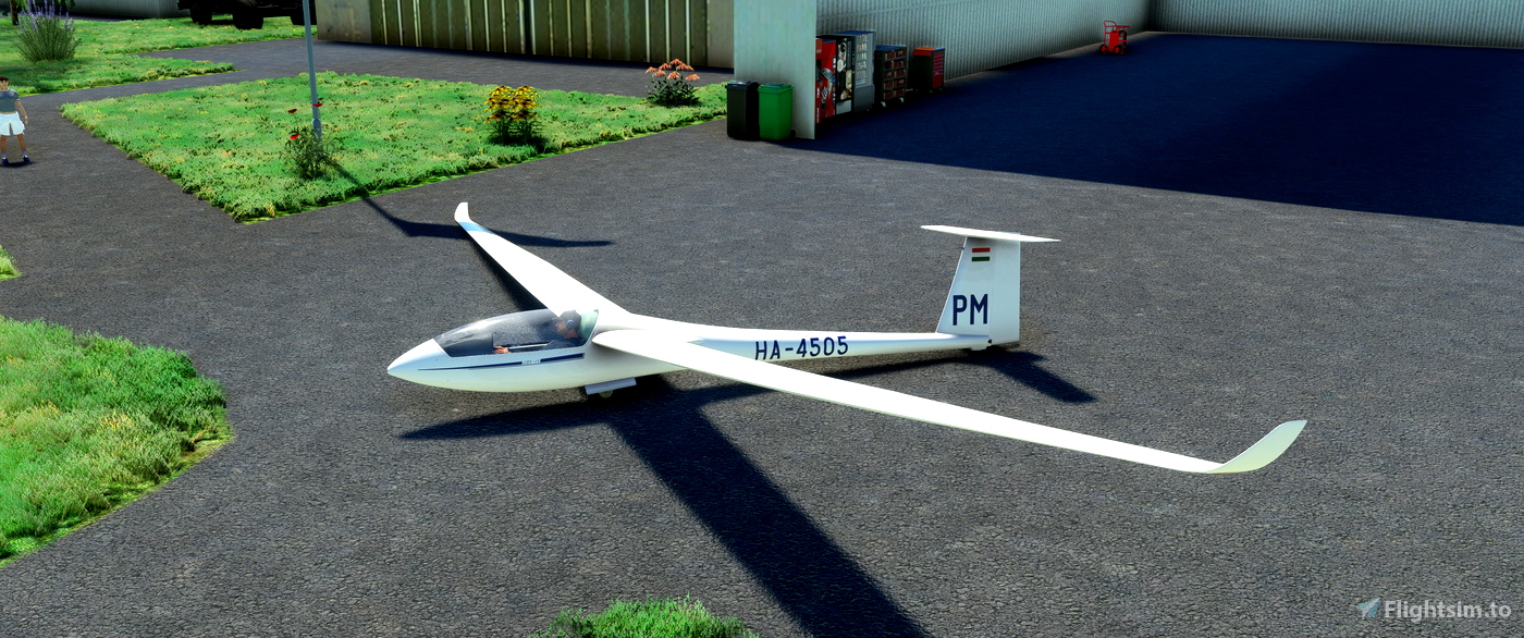 Asobo LS8-18 | HA-4505 | 4K voor Microsoft Flight Simulator | MSFS