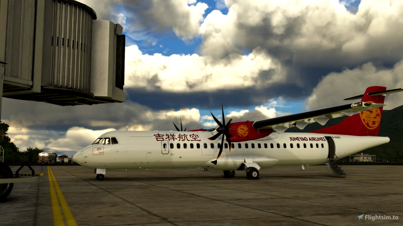 Juneyao Airlines ATR-72 600 Standard livery pour Microsoft Flight ...