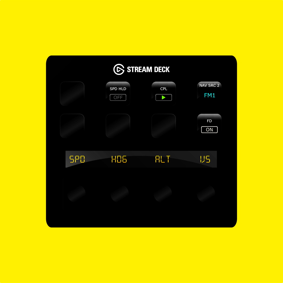 Flight Panels - ATR 72-600 Stream Deck + Autopilot Panel for Microsoft ...