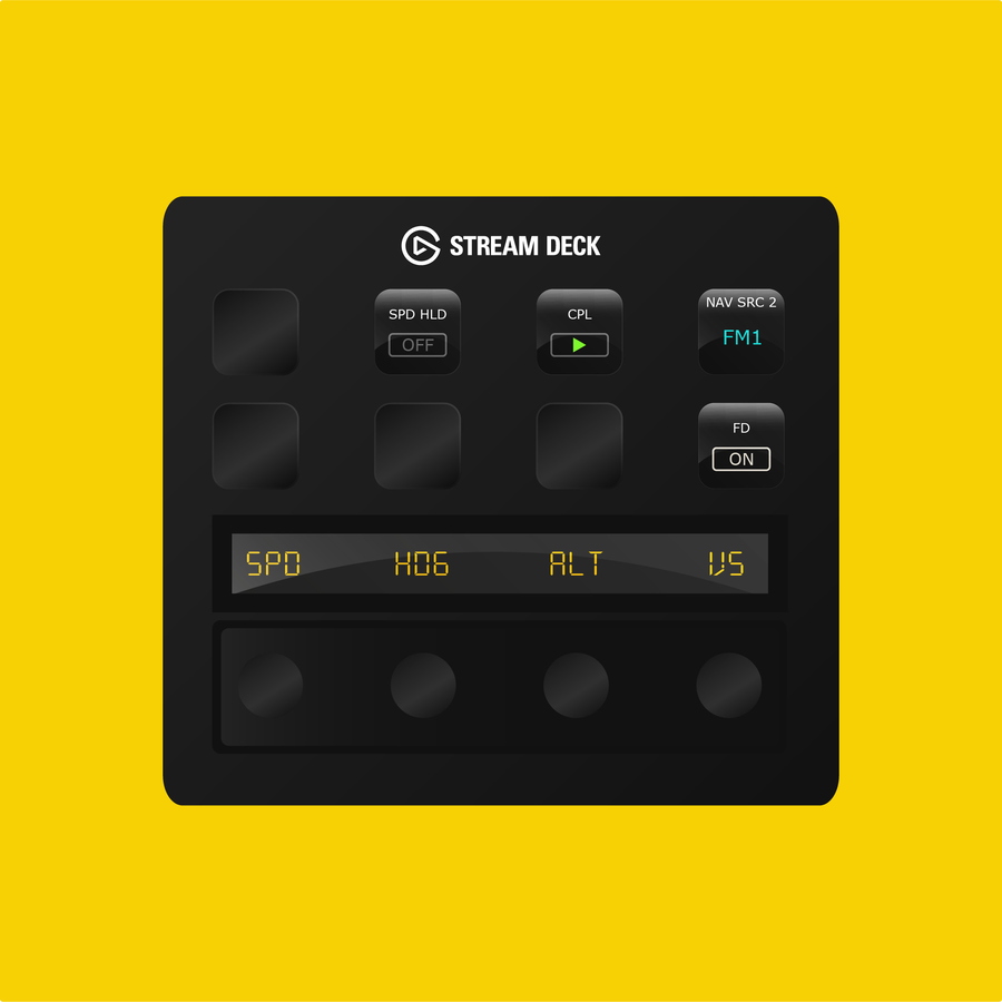 Flight Panels - ATR 72-600 Stream Deck + Autopilot Panel for Microsoft ...