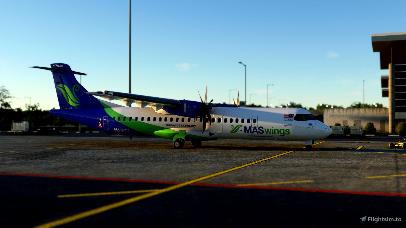 ATR76 Maswings 9M-MYC pour Microsoft Flight Simulator | MSFS
