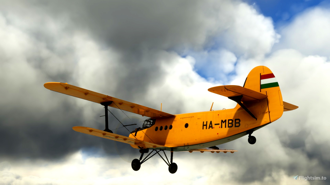 ATS/Asobo Antonov An-2 Hungarian agricultural livery HA-MBB voor ...