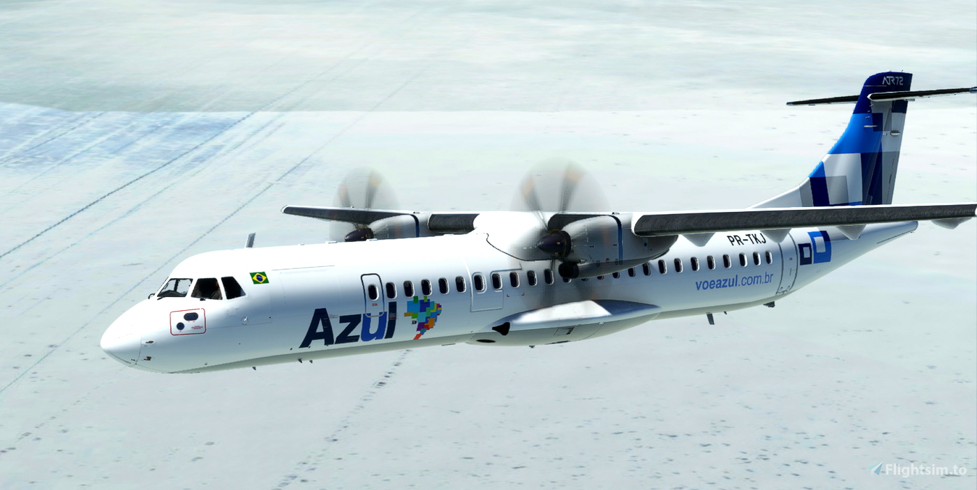Azul (TRIP) | PR-TKJ | Asobo ATR 72-600 | 8K for Microsoft Flight ...