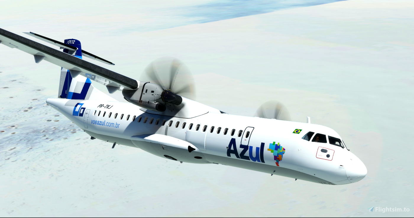 Azul (TRIP) | PR-TKJ | Asobo ATR 72-600 | 8K for Microsoft Flight ...