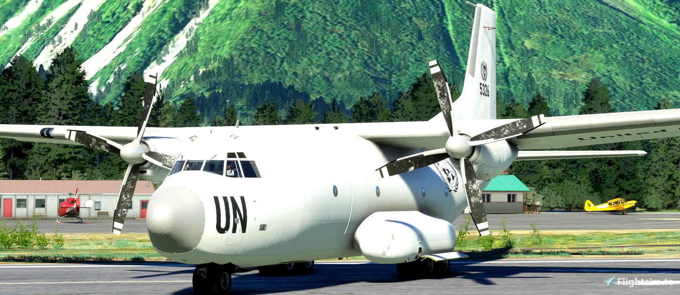 Azurpoly C-160 Transall United Nations (White Livery) for Microsoft ...