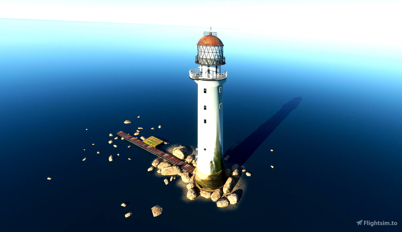 Bell Rock Lighthouse for Microsoft Flight Simulator | MSFS