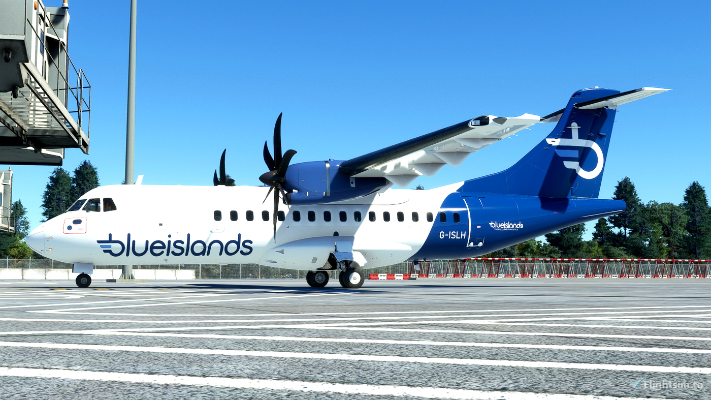 Blue Islands ATR 42 G-ISLH for Microsoft Flight Simulator | MSFS