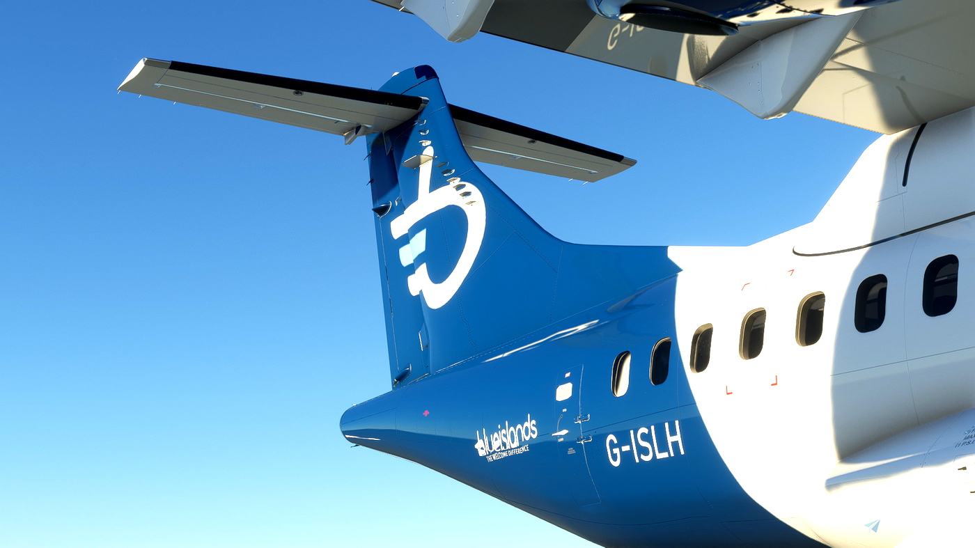 Blue Islands ATR 42 G-ISLH for Microsoft Flight Simulator | MSFS