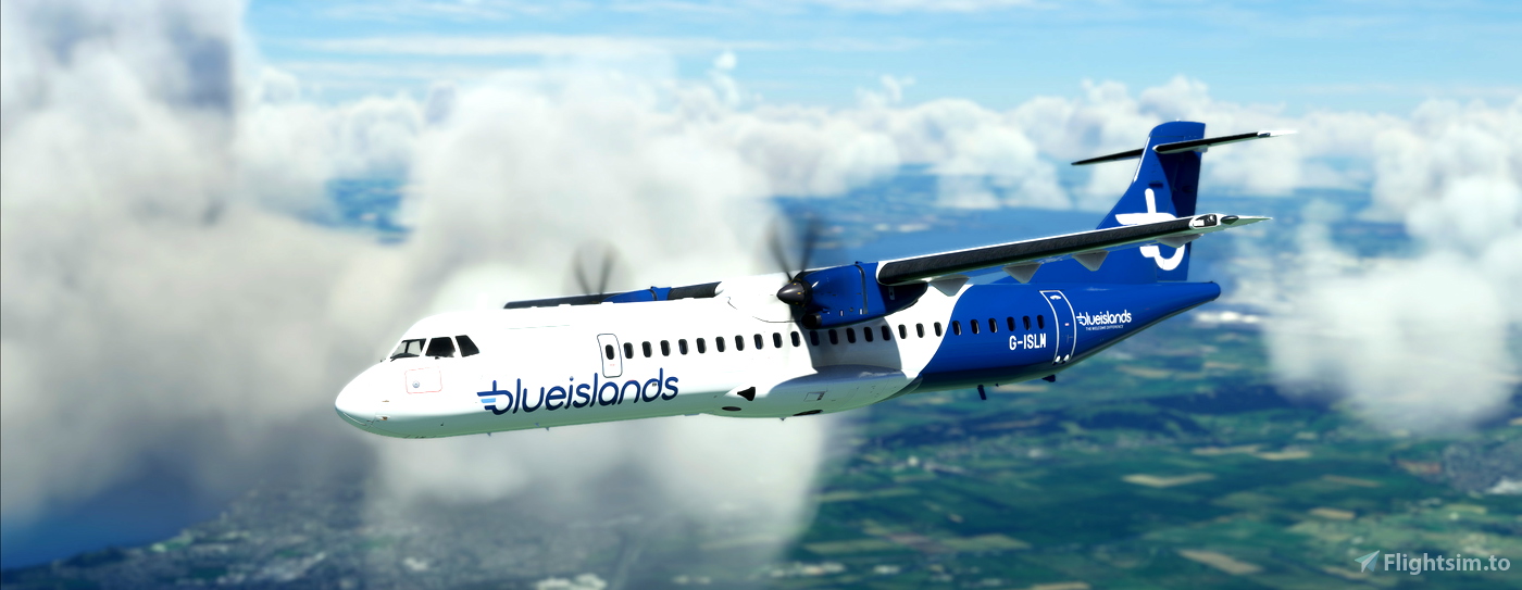 Blue Islands G-ISLM | Hans Hartmann/Microsoft ATR 72-600 for Microsoft ...