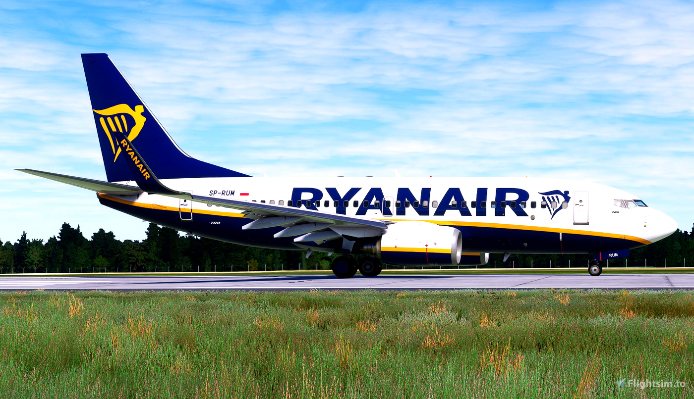 BUZZ (Ryanair) PMDG 737-700 SP-RUM for Microsoft Flight Simulator | MSFS