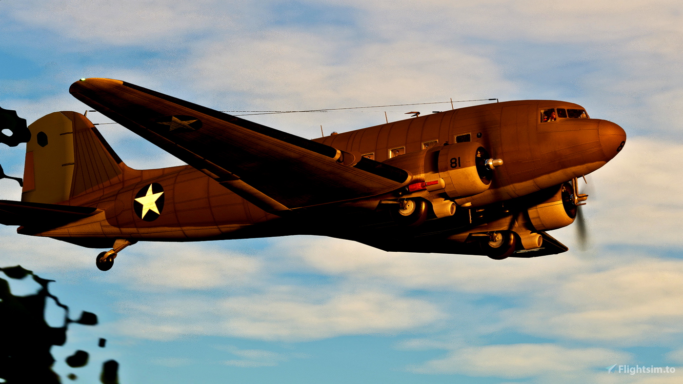 Douglas R4D-1 - USMC for Microsoft Flight Simulator | MSFS