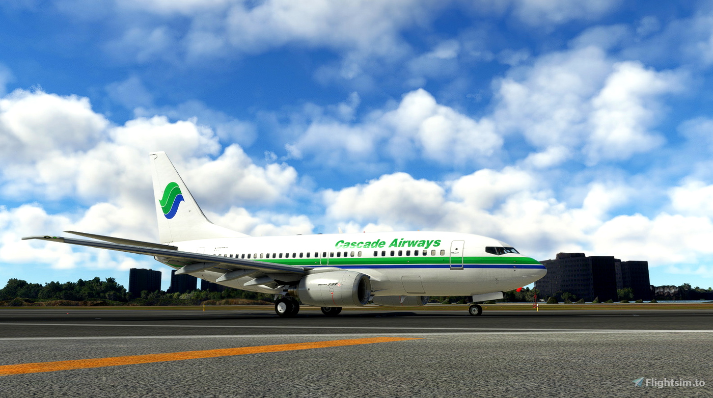 CASCADE AIRWAYS RETRO FICTICIO "N102EX" PMDG 737-600 for Microsoft Flight Simulator | MSFS