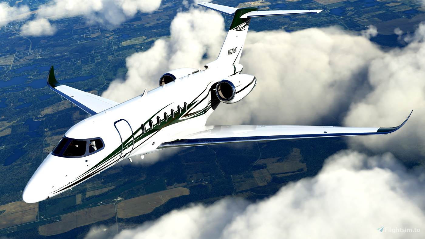 Cessna Citation Longitude N720DC for Microsoft Flight Simulator | MSFS
