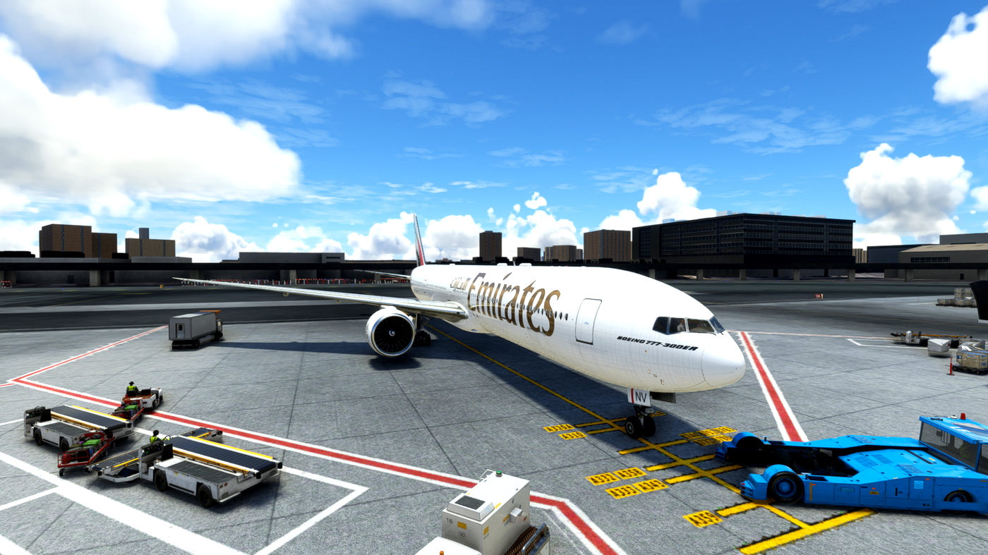 CS Boeing 777-300GE Emirates New Livery 4K & 8K for Microsoft Flight ...