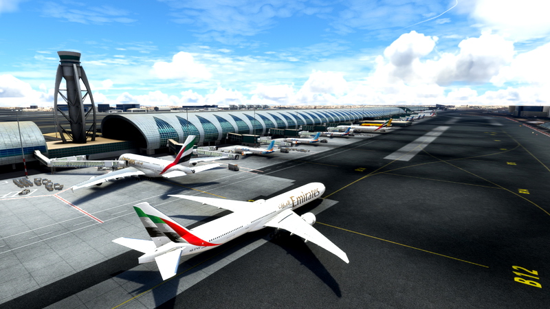 CS Boeing 777-300GE Emirates New Livery 4K & 8K for Microsoft Flight ...