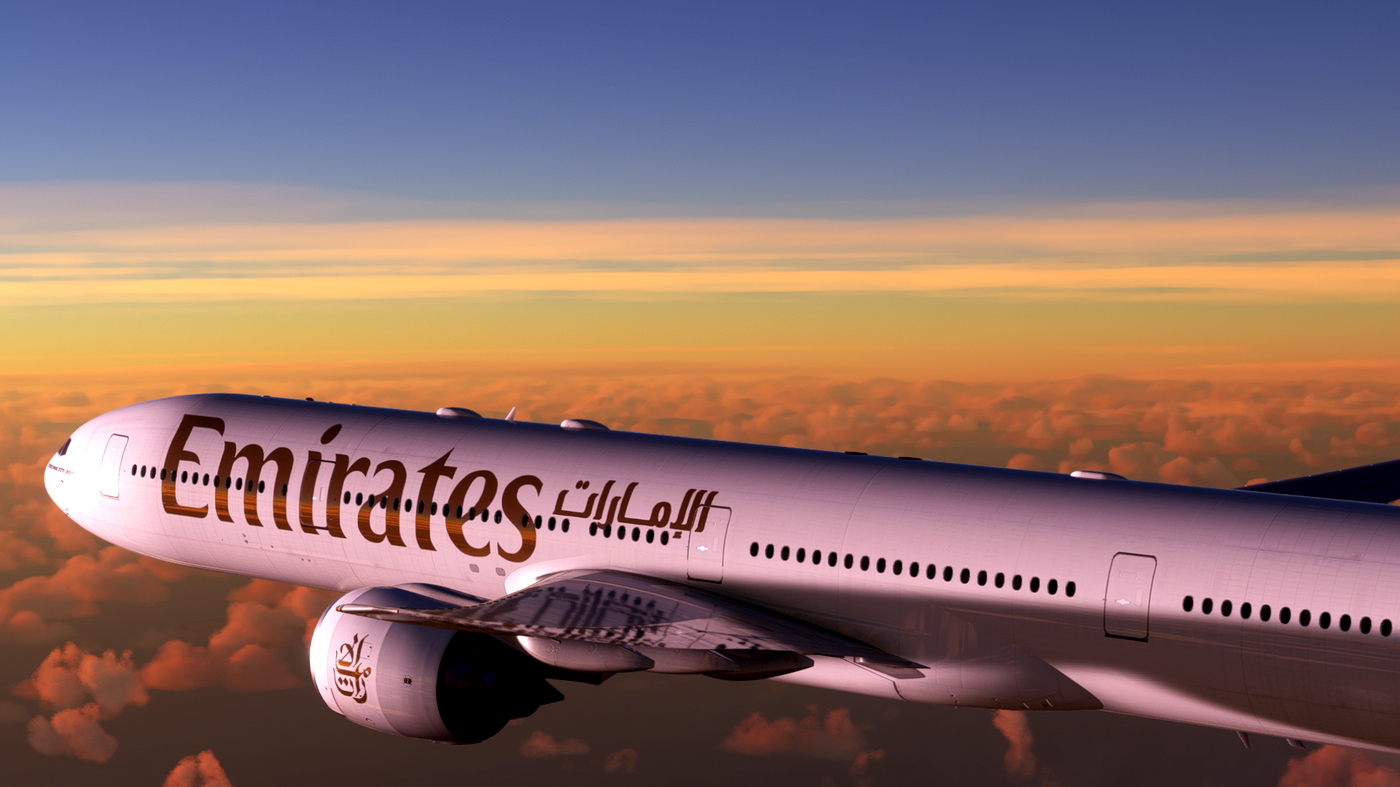 CS Boeing 777-300GE Emirates New Livery 4K & 8K for Microsoft Flight ...