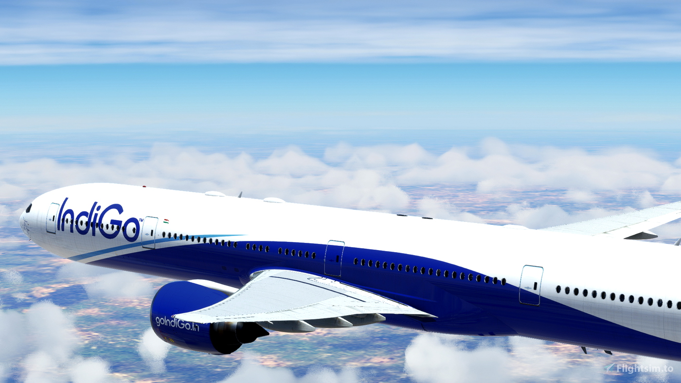 CS Boeing 777-300GE IndiGo TC-LKD 8K for Microsoft Flight Simulator | MSFS