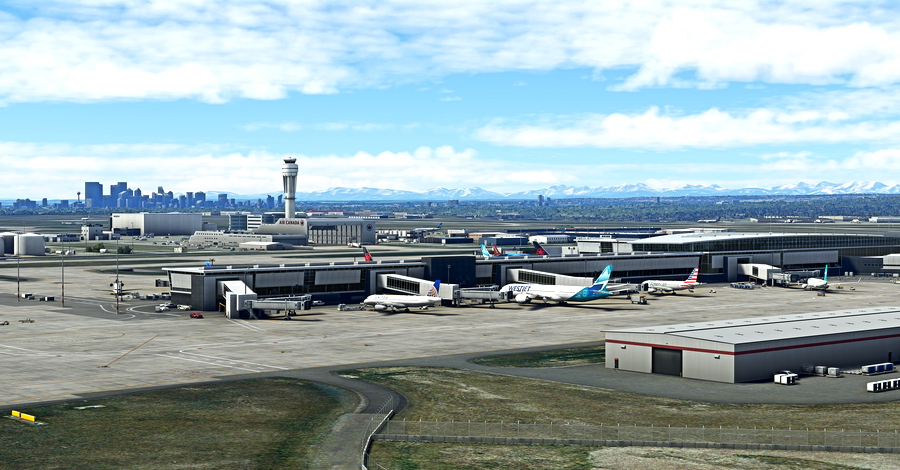 FSimStudios - CYYC - Calgary International Airport for Microsoft Flight ...