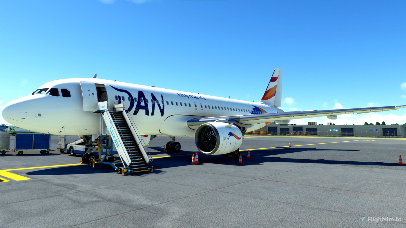 [A32NX] DanAir Livery for FBW a320NX para Microsoft Flight Simulator | MSFS