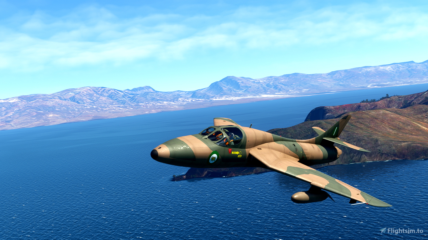 Dave Garwood - Hawker Hunter T7 Rhodesian Air Force for Microsoft ...