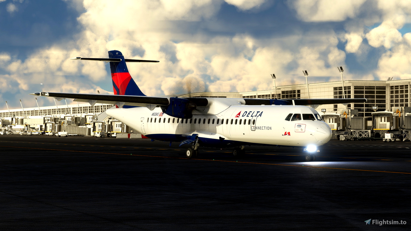 Delta Connection Fictional Current Asobo Atr 72 600 For Microsoft Flight Simulator Msfs