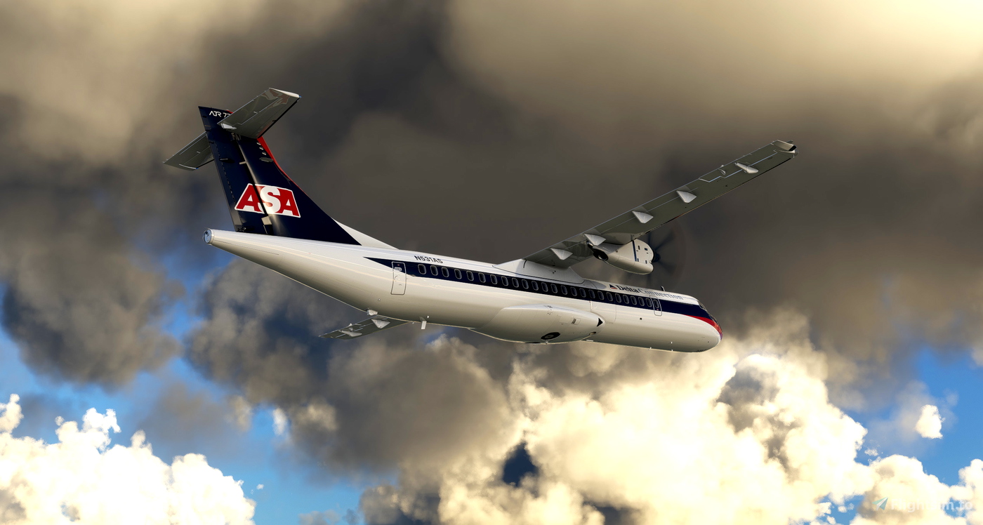Delta Connection (N531AS) - Asobo ATR 72-600 for Microsoft Flight ...