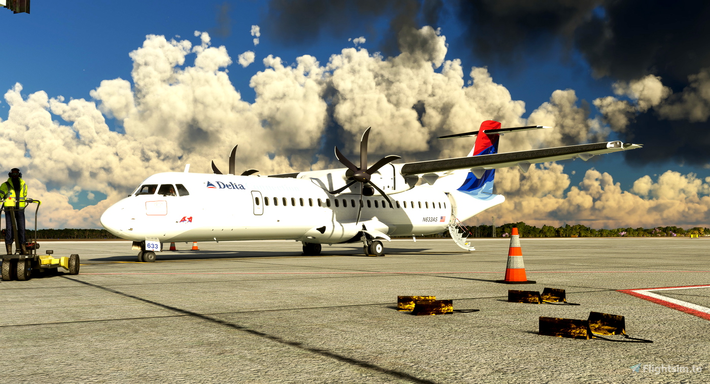 Delta Connection (N633AS) - Asobo ATR 72-600 für Microsoft Flight ...