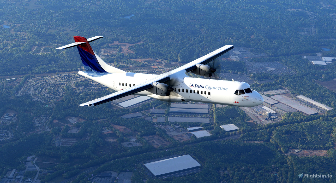 Delta Connection N634as Asobo Atr 72 600 For Microsoft Flight Simulator Msfs