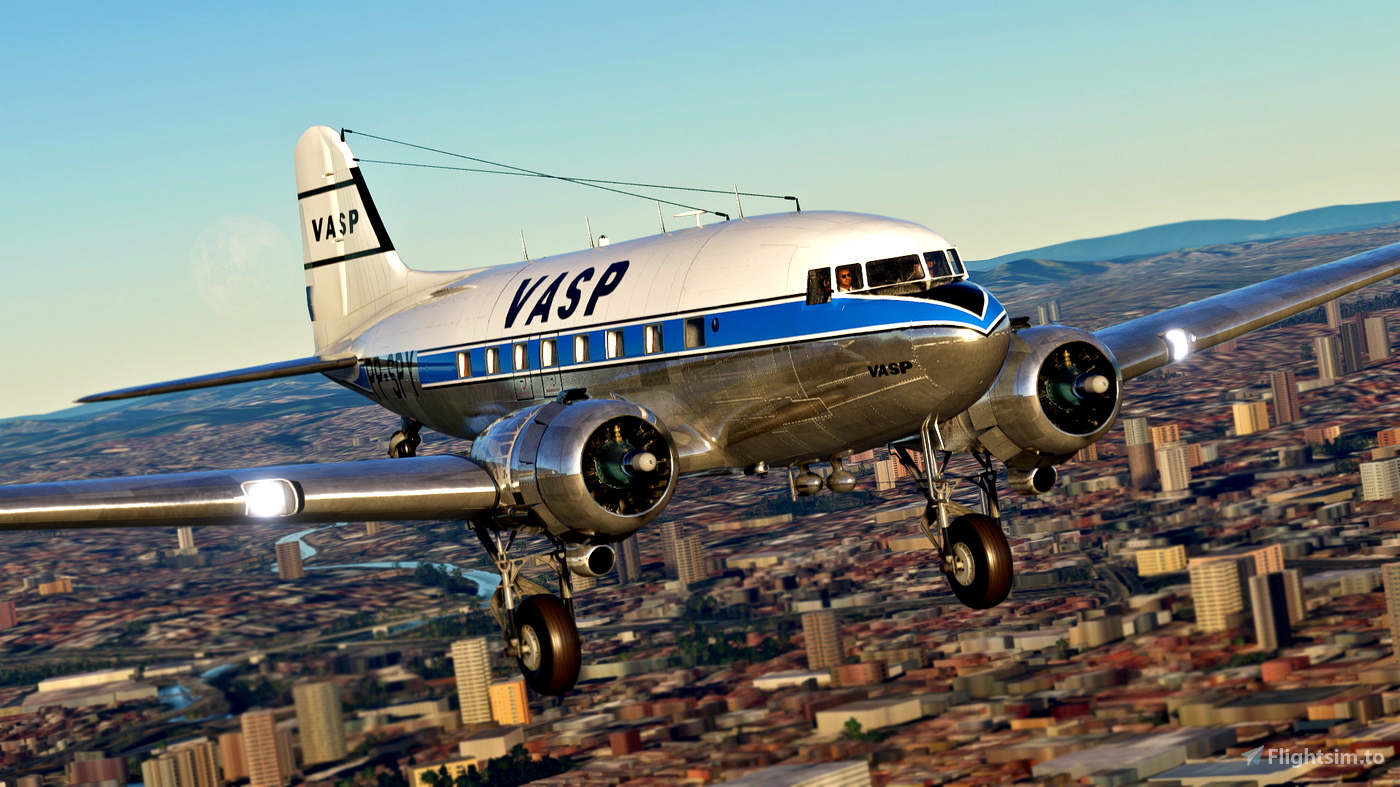 Douglas DC-3 - Vasp for Microsoft Flight Simulator | MSFS