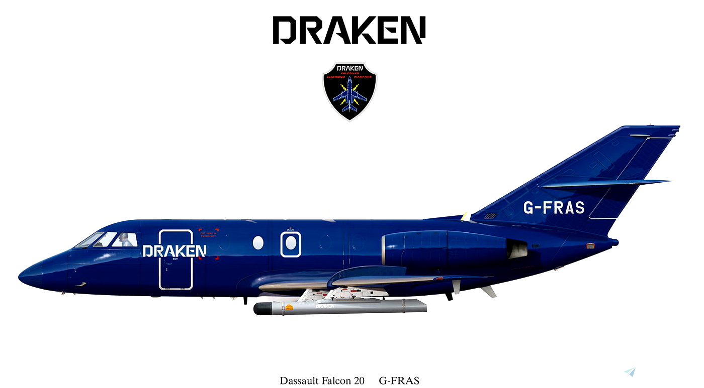 Draken Europe G-FRAS livery for CITATION CJ4 for Microsoft Flight ...