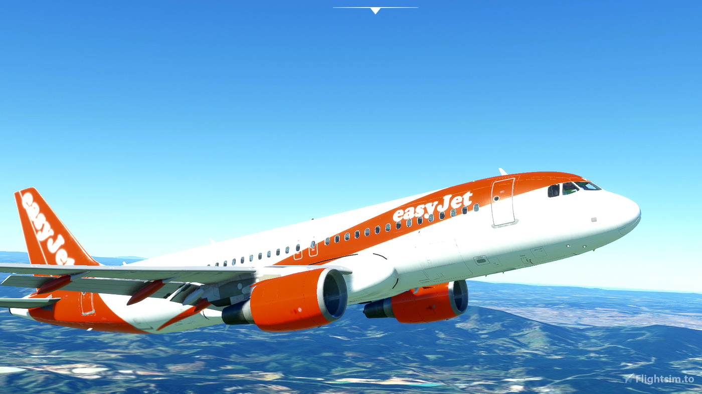 easyJet A320-200 NEO WINGLETS G-EZRZ for Microsoft Flight Simulator | MSFS