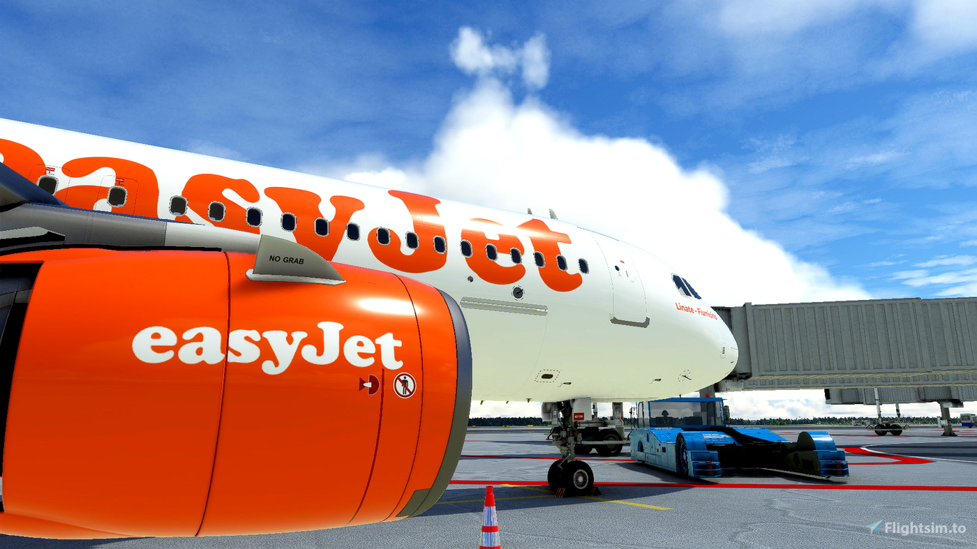 [A32NX] EasyJet G-EZIW-A320 Linate-Fiumicino (Italia) livery for ...