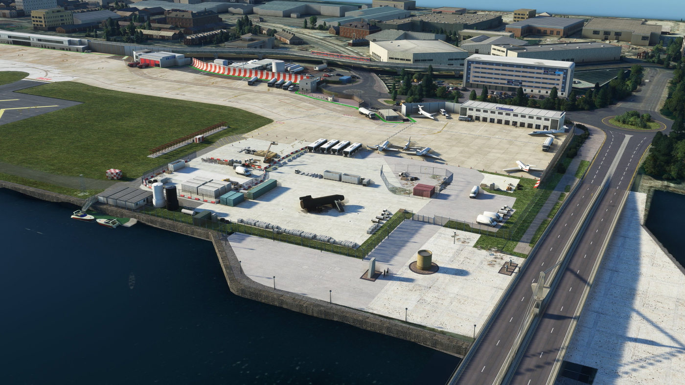 UK2000 Scenery - EGLC - London City Airport for Microsoft Flight ...
